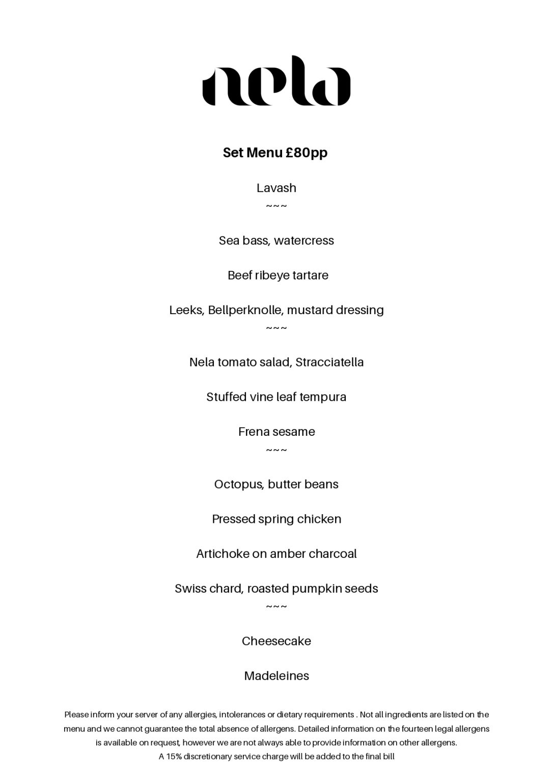 Nela Restaurant - London